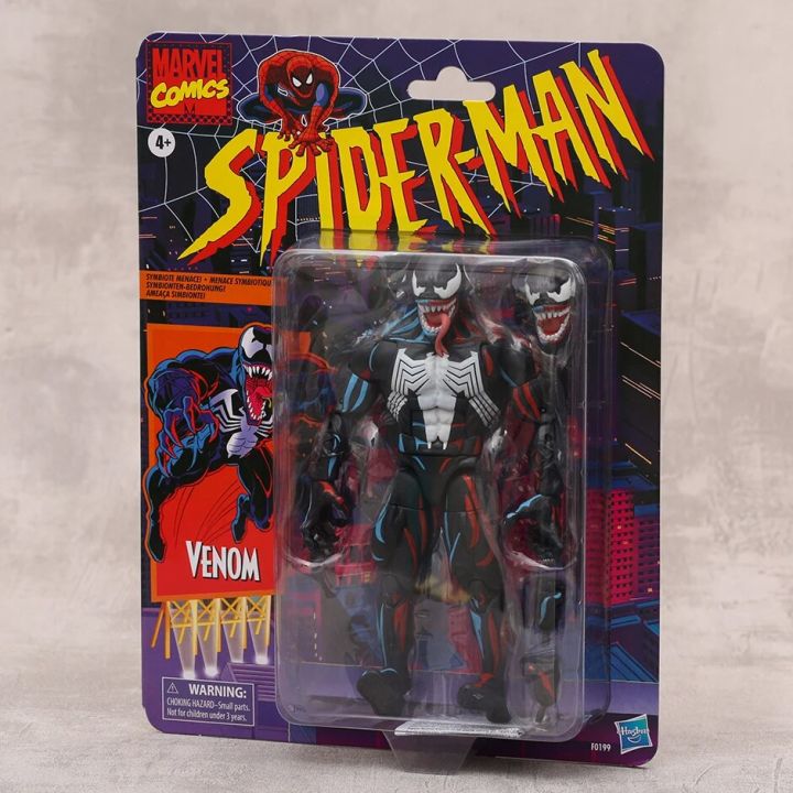 Marvel Legends Venom Retro Animated PVC Action Figure Model Toy ...