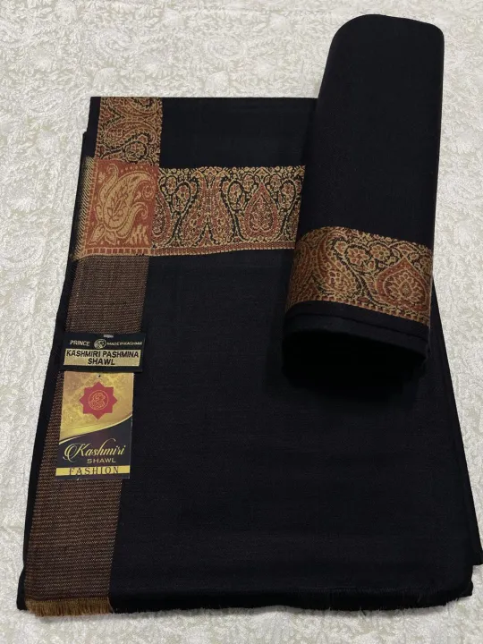 Men Indian Kashmiri Black Shawl Winter Collection Chador for Men ...