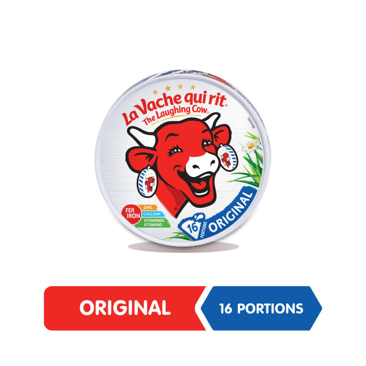 La Vache Qui Rit (The Laughing Cow) Spreadable Cheese 16 Portions 224G ...