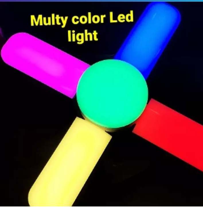 Multy 5 color Fan Blade LED Light Bulb 60watt | Daraz.com.bd