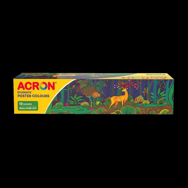 Acron Students Poster Colours Gulliver Kit 120 ml | Daraz.com.bd