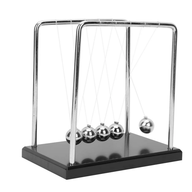 Newton's Cradle Balance Balls, Portable Desktop Metal Balance Pendulum ...