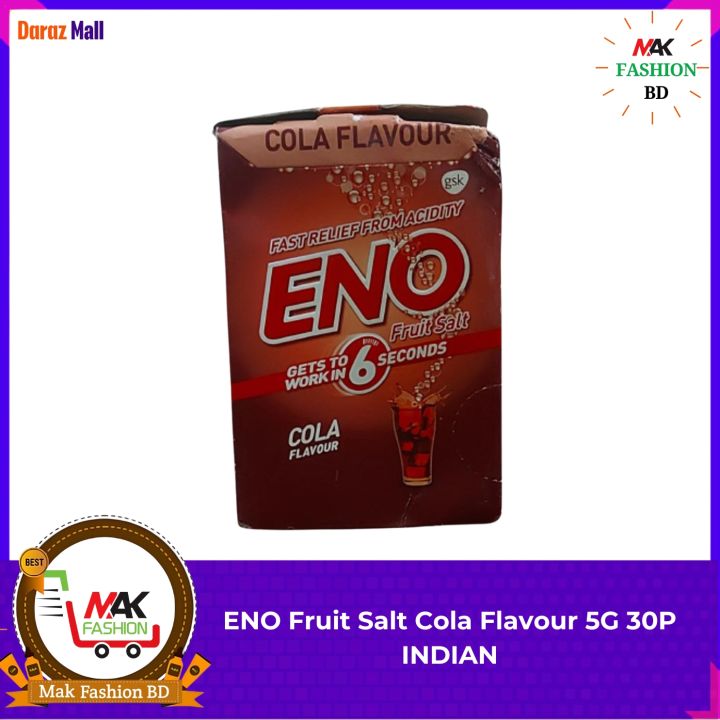 ENO Fruit Salt Cola Flavour 5G 30P 150g INDIAN | Daraz.com.bd