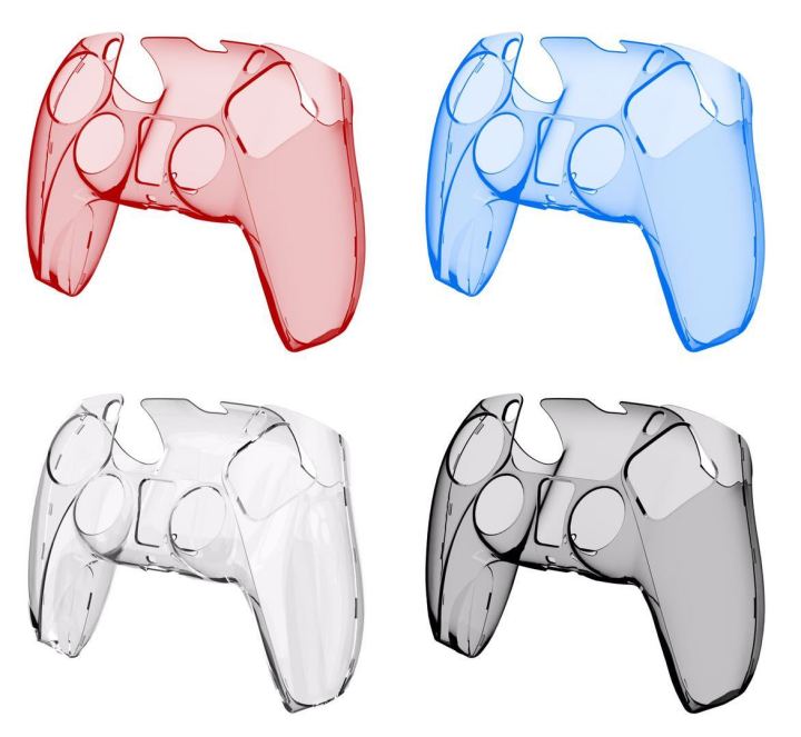 PS5 Gamepad Crystal Case PC Transparent Split Controller CasePS5 Slim ...