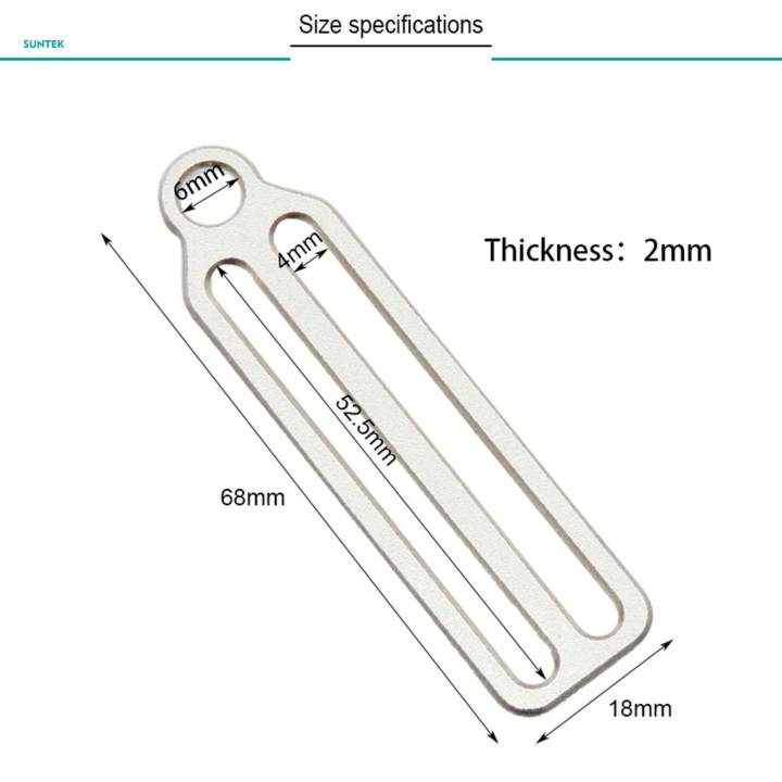 Scuba Diving Weight Belt Keeper for 2inch Webbing Retainer Stainless ...