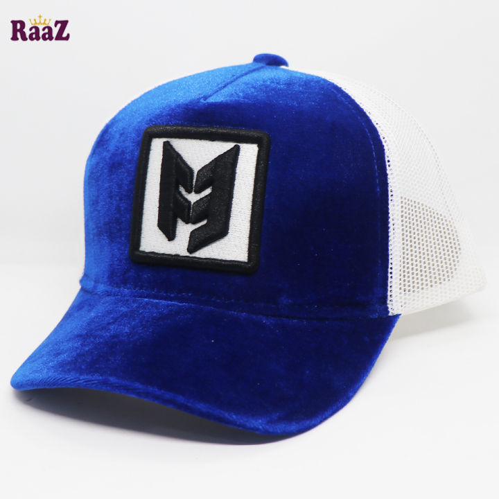 Navy Blue Embroidery Logo Half Net Cap | Daraz.com.bd