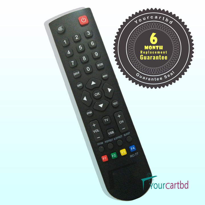 Singer LCD LED TV Remote Control Singer RC-77 Remote Control | Daraz.com.bd