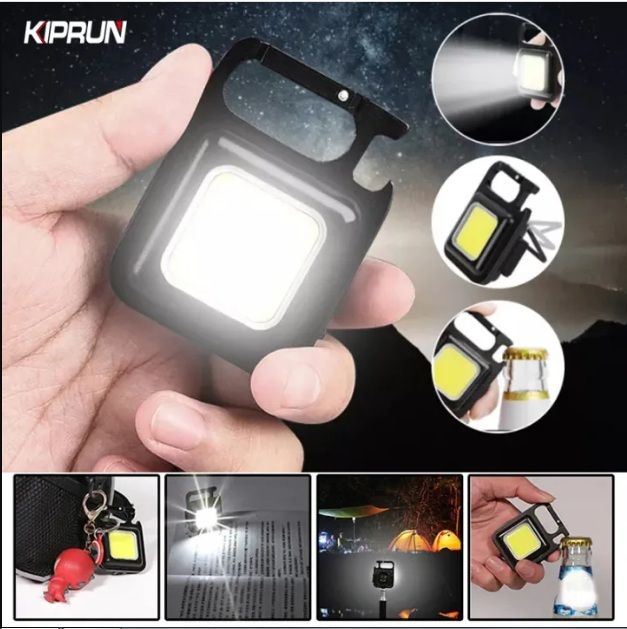 Multifunction Keychain LED Light with Bottle Opener, Magnetic Base ...