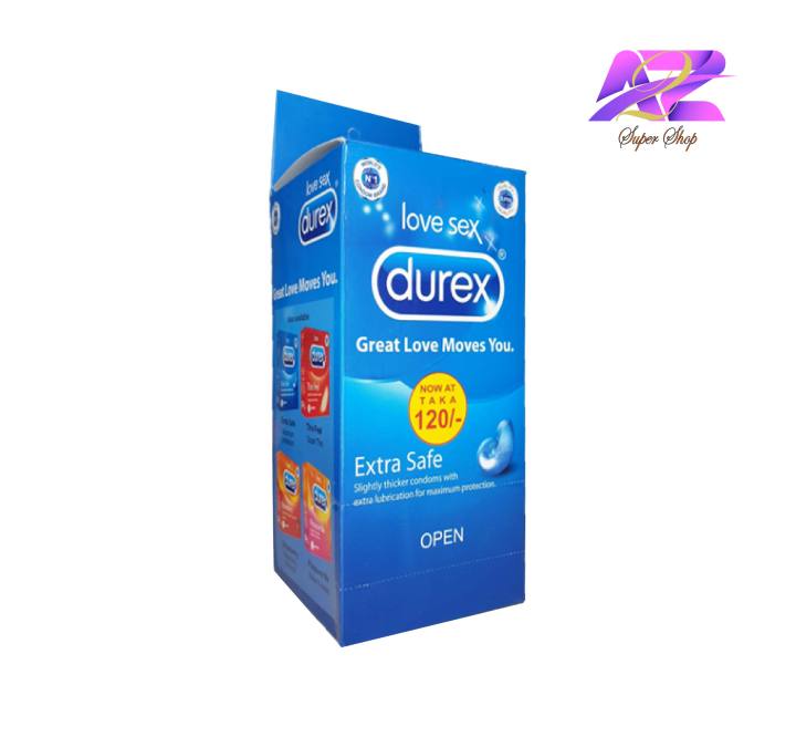 Durex - Extra Safe Condom - Full Box - (3x6)=18pcs | Daraz.com.bd