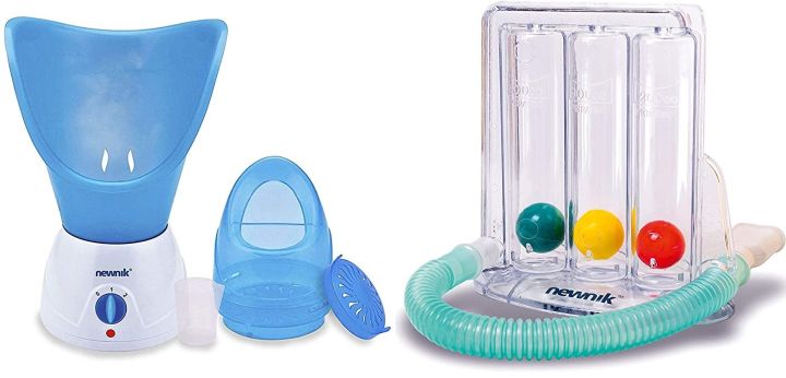 Combo steame for facial and cold/ vaporiser/steam inhaler + RESPIRATORY ...