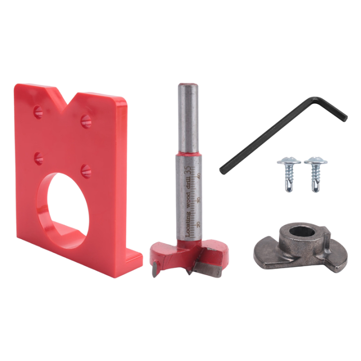35mm Hinge Jig Drill Guide Sets Door Hinge Drill Hole Cutter Concealed ...