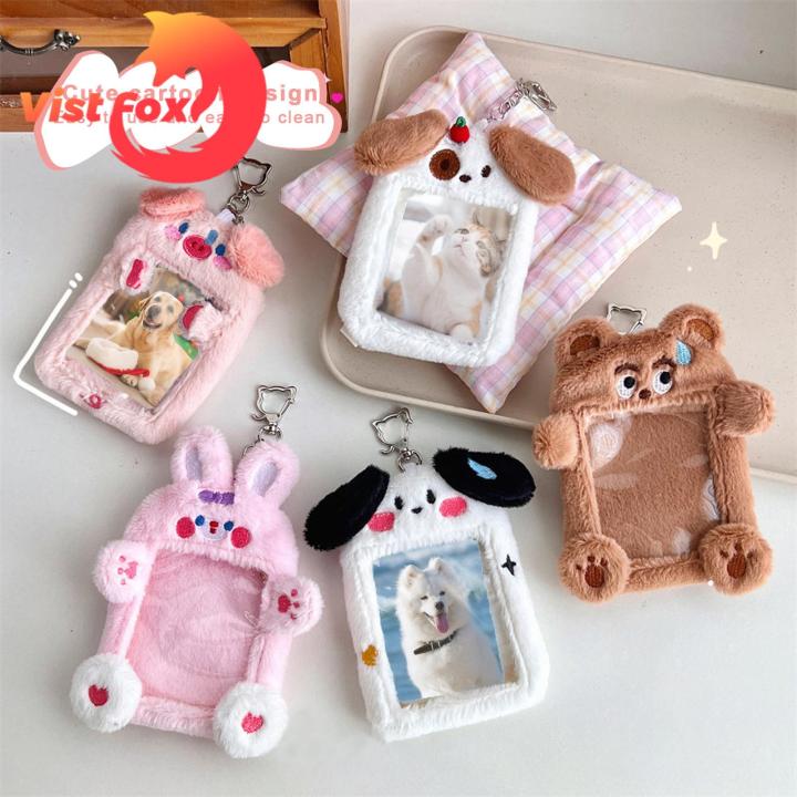 Plush Card Holder Adorable Plush Animal Card Holder Cute Cartoon Shapes ...