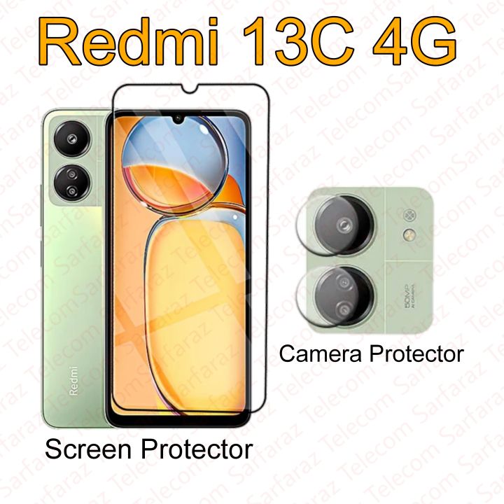 2in1 Combo For Xiaomi Redmi 13C / 13 C Screen Protector, Camera ...