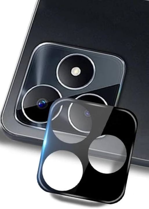 Realme C51 Lens Shield Latest Generation Curvy Border Glass Membrane HD ...