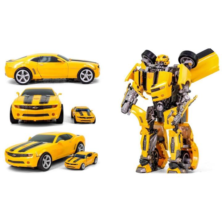 Plastic Transformer Robot Toy Car - Yellow | Daraz.com.bd