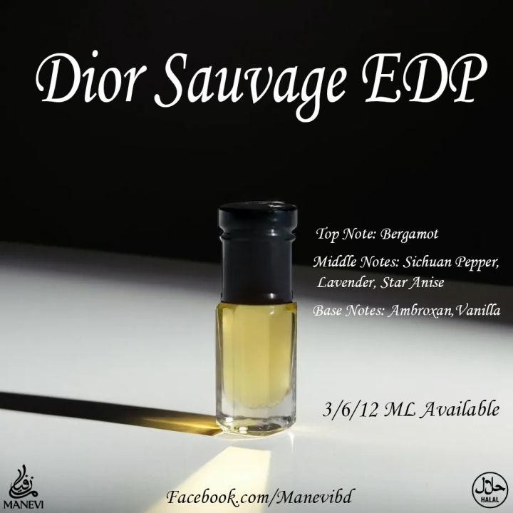 Dior Sauvage EDP Attar - Alcohol-Free Atar Perfume For Men and Women ...
