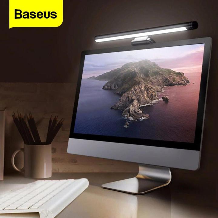 Baseus Screenbar LED Desk Lamp PC Computer Laptop Screen Bar Hanging ...
