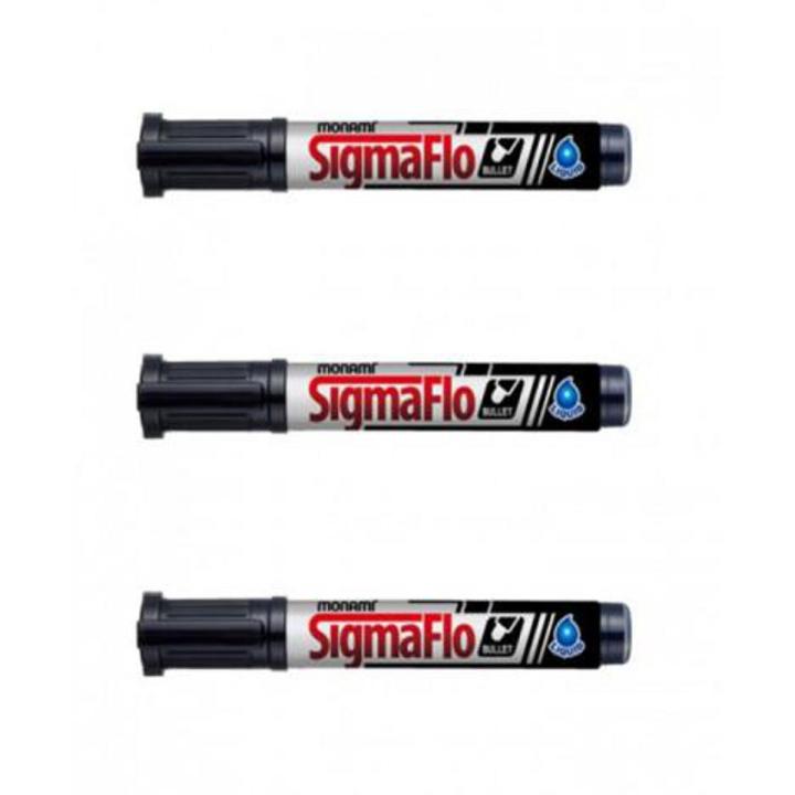 Sigmaflo Permanent Marker Black Pack of 3 Markers | Daraz.com.bd
