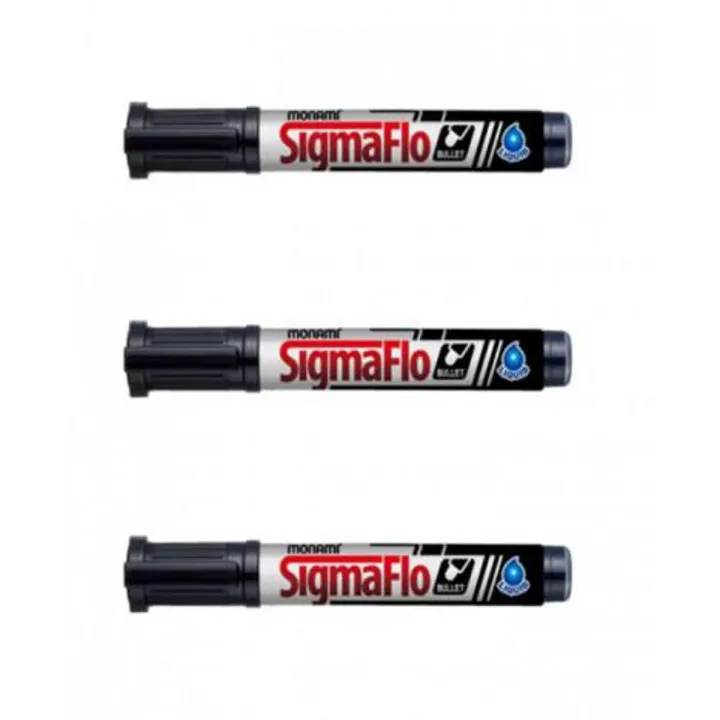 Sigmaflo Permanent Marker Black Pack of 3 Markers | Daraz.com.bd