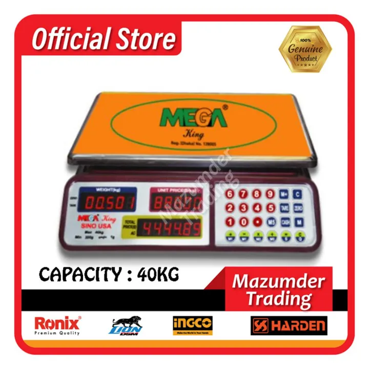 Mega Digital Weight Scales 40 KG | Daraz.com.bd