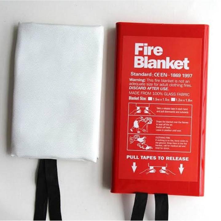 Emergency fire blanket stop fire by this blanket working temperature ...