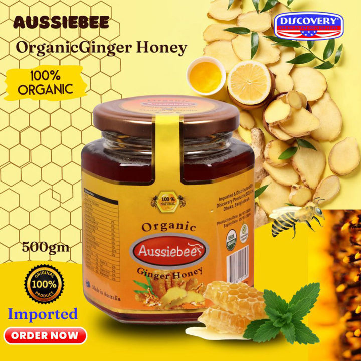 AUSSIE BEE ORGANIC GINGER HONEY 500gm | Daraz.com.bd