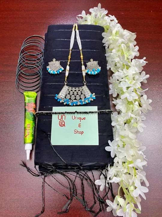 Tangail Er Hafslik Cumki Saree Combo Set For Woman 24 Clours | Daraz.com.bd