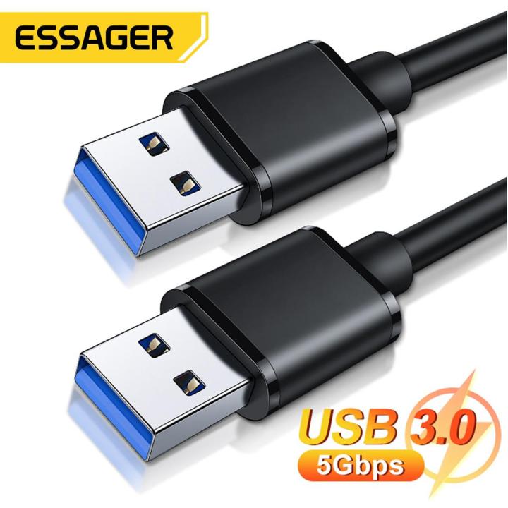 Essager USB to USB Extension Cable Type A Male to Male USB 3.0 Extender ...