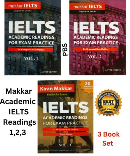 Makkar IELTS Reading 1,2,3 by Dr. Kiranpreet Kaur Makkar | Daraz.com.bd