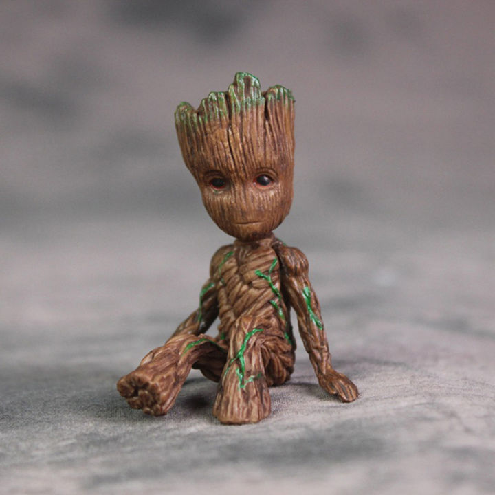 Groot Action Toy Figure 6CM Guardians Of The Galaxy Tree Man Doll Model ...