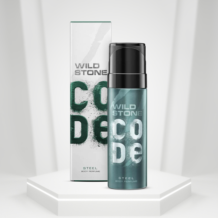 Wild Stone - Code Steel Body Spray for Men 120ml | Daraz.com.bd