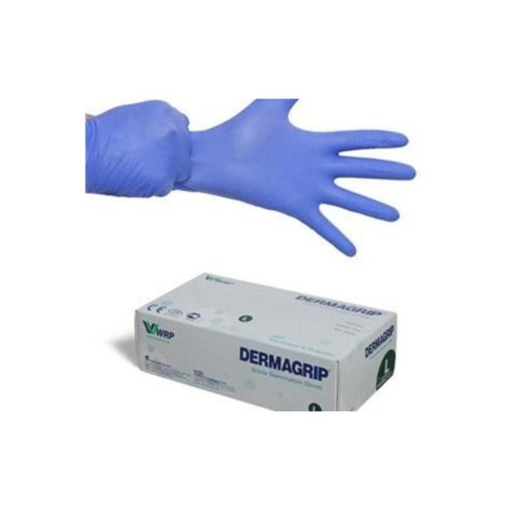 DERMAGRIP Nitrile Hand Gloves Powder Free / Non-Sterile NR Latex / Non ...