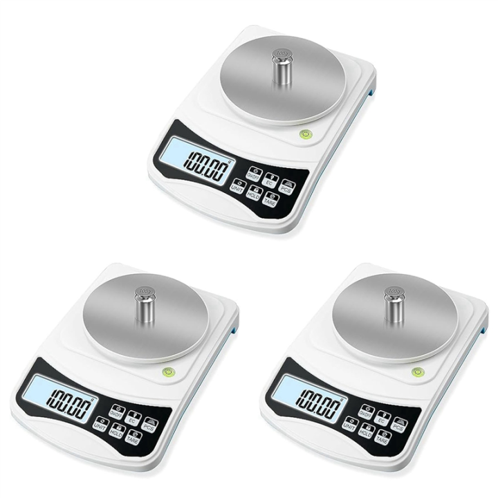 3X Digital Lab Scale, -Scale 1000G 0.01GAccuracy, Multi-Function High ...