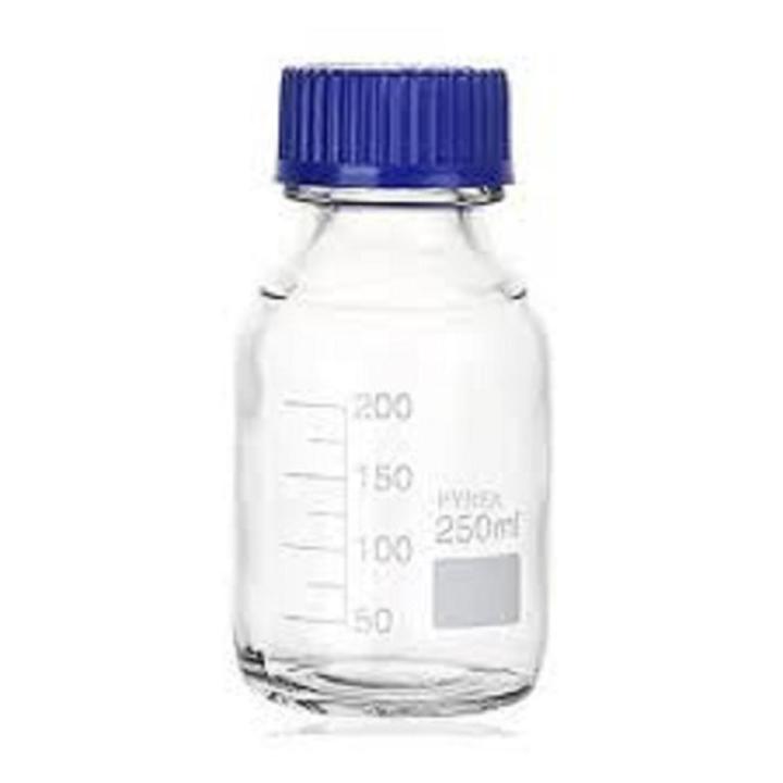 Pyrex Glass Lab Bottle 250 ml for Laboratory & Kitchen Use | Daraz.com.bd