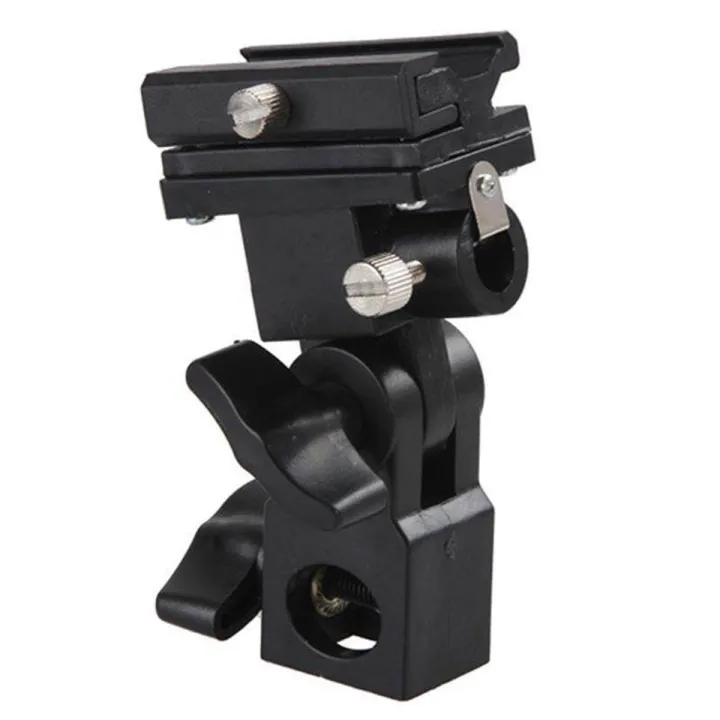 B-Type Flash Shoe Bracket Tripod Umbrella Holder Light Stand Adapter ...