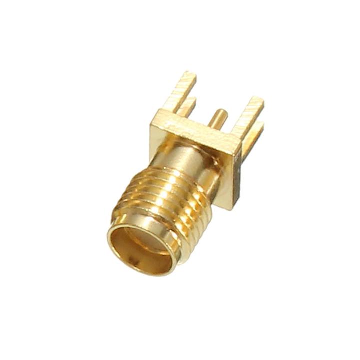 10PCS Copper End Launch PCB Mount SMA TV Audio Female Plug Straight RF ...