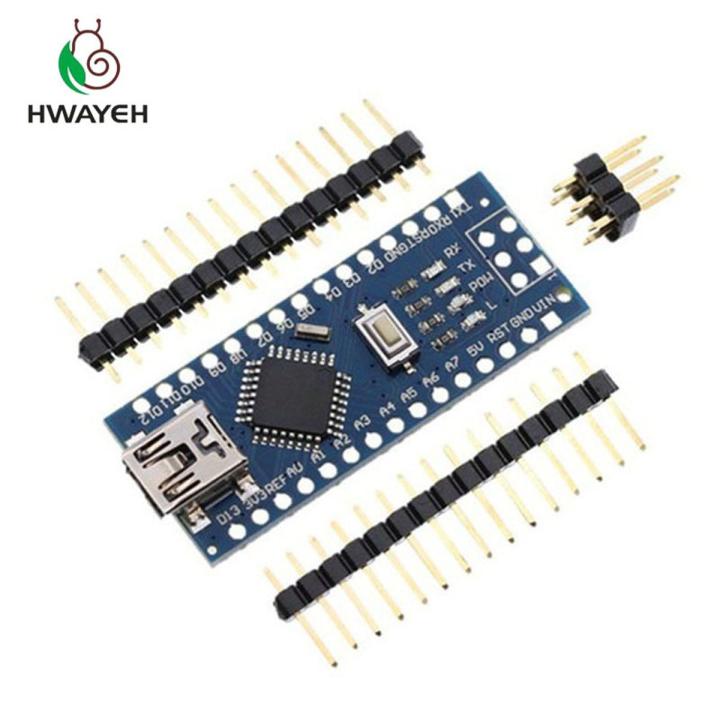【happy one】5PCS MINI USB Nano V3.0 ATmega328P controller compatible for arduino nano CH340 USB ...