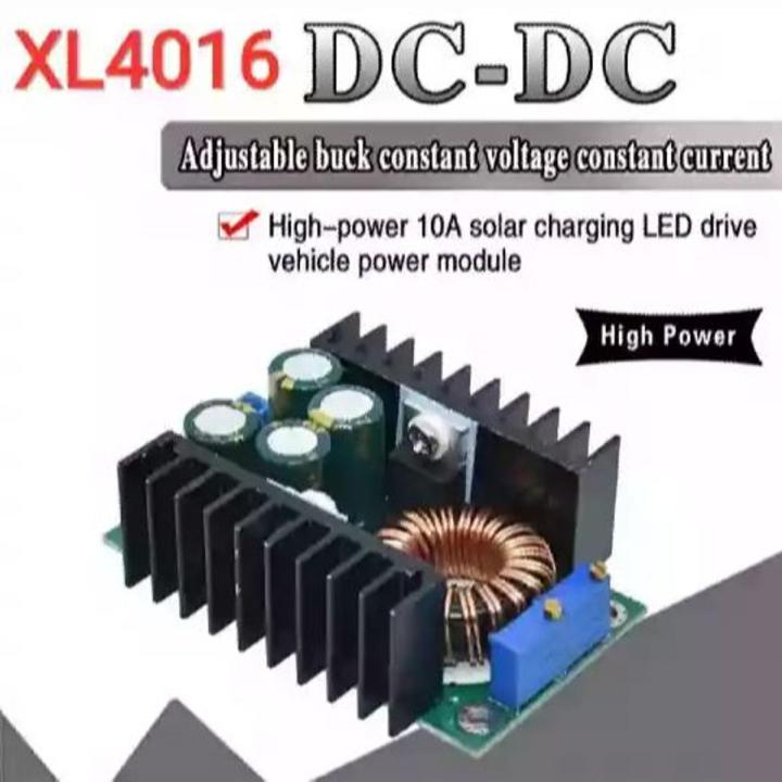 XL4016 DC-DC Max 9A Step Down Buck Converter 5-40V To 1.2-35V Adjustable Power Supply Module LED ...