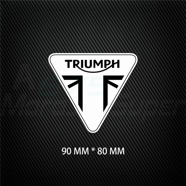 【VisioN Shop】90MM WL For Triumph Helmet Moto Bike Sticker Decal sticker ...