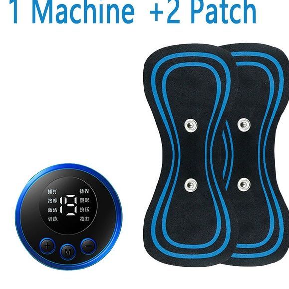 EMS Mini Neck Pulse Massager Electric LCD Display Stretcher EMS Mini ...