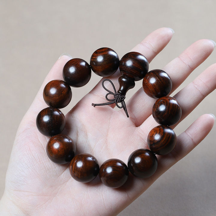 Natural REDWOOD 10/12/5/18//20mm Wood Beads Bracelet Tibetan Buddhist ...