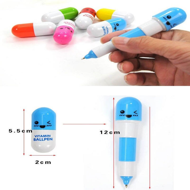 Cute Kawaii Blue Ink Creative Ball Ballpoint Pens Ballpen For Office ...