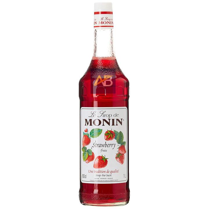 MONIN Strawberry Syrup (1 Litre) | Daraz.com.bd