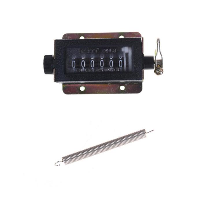 D94-S 0-999999 6 Digit Resettable Mechanical Pulling Count Counter Tool ...