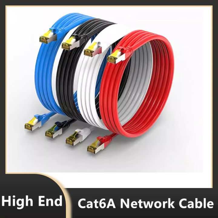 RJ45 CAT6A SFTP Network Patch Cord 10G Shielded LSOH Ethernet Cable Cat ...