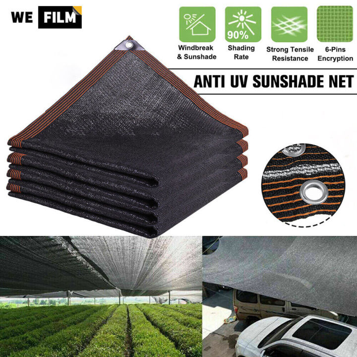 WEFILM Sunshade Net Anti-UV Sunscreen Mesh 90% Shade Cloth Srface with ...