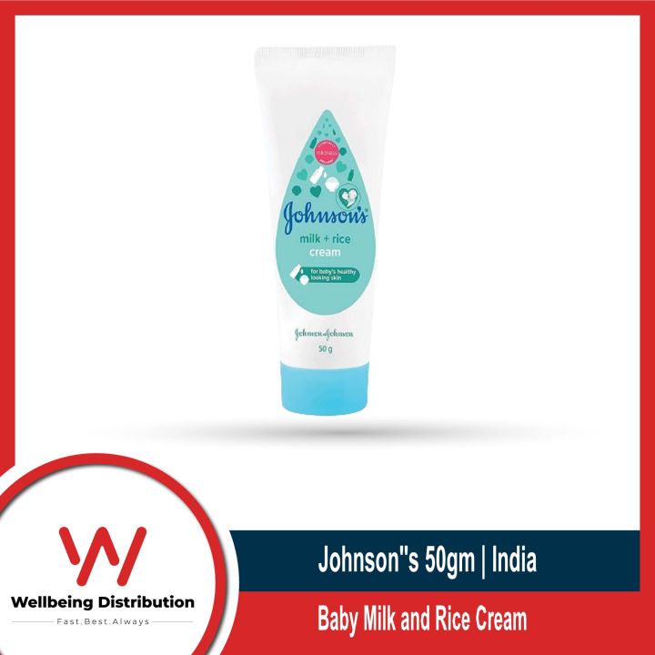 Johnson's Baby Milk and Rice Cream - 50gm | Daraz.com.bd