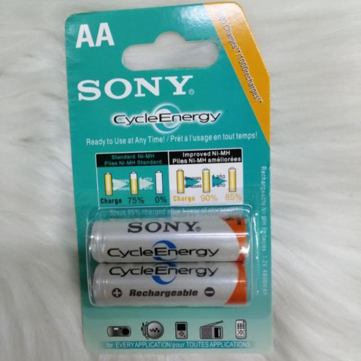 AA Sony Rechargeable Battery -2pcs | Daraz.com.bd