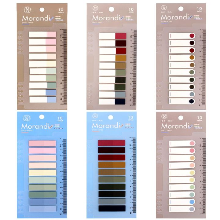 200 Pieces Index Tabs with Ruler, Writable and Repositionable File Tabs ...