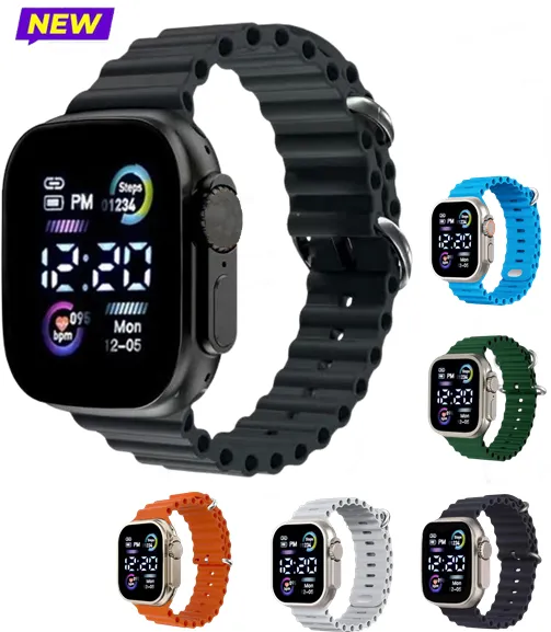 New Normal LED Plastic Watch That Looks Like Smart For Everyone 1 Pc ...